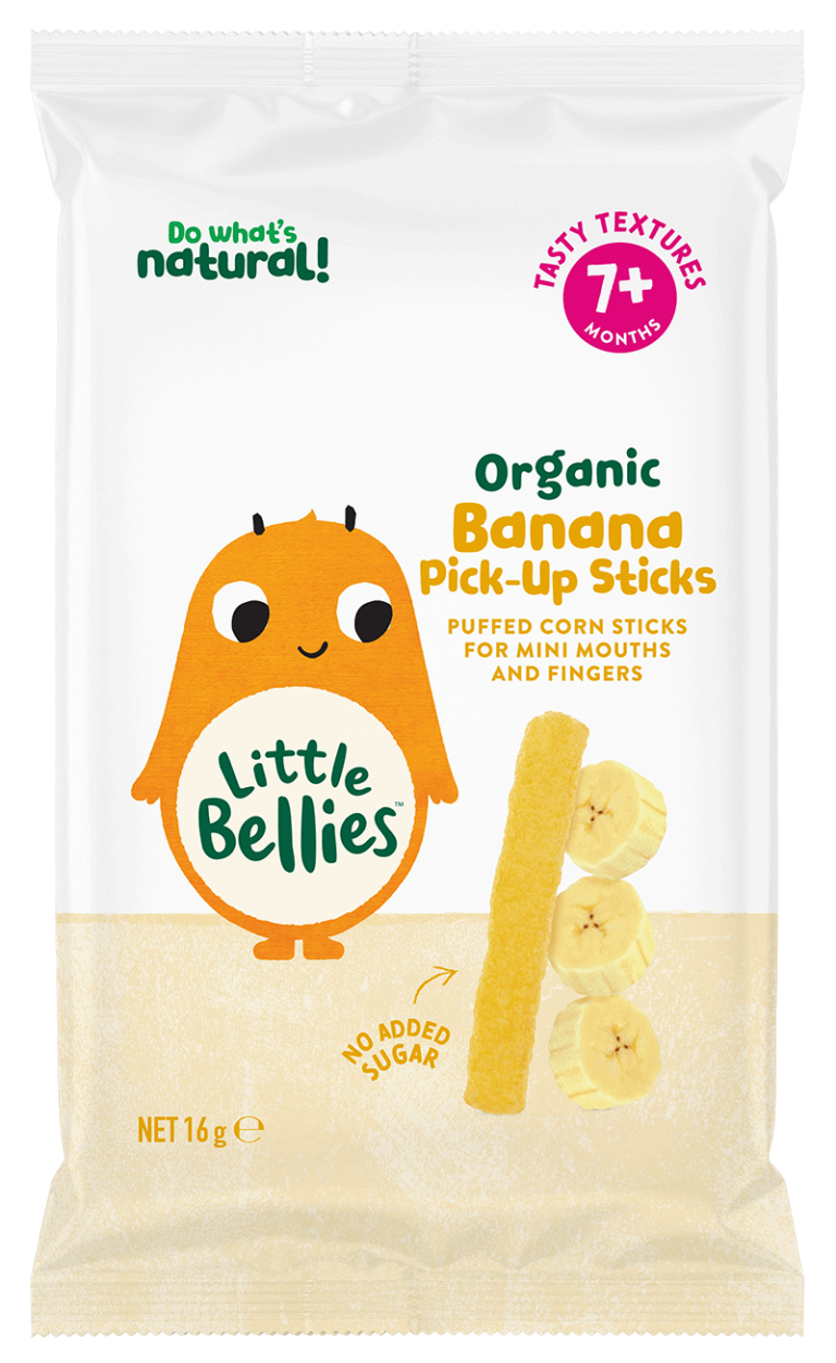 Snacks for 7+ months old | Organic fruit & veg puffed snacks