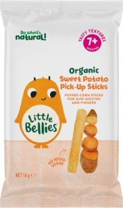 Snacks for 7+ months old | Organic fruit & veg puffed snacks