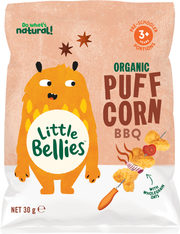 BBQ Corn Puffs: Healthy Snacks For Kids