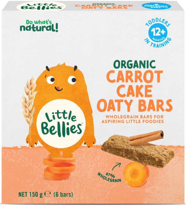 Organic Carrot Cake Oaty Bars | Kids Oat Bars | 6 Pack