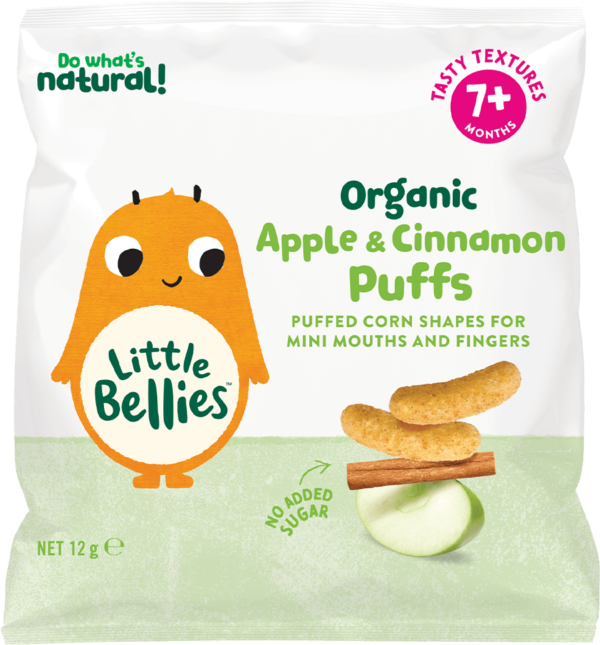 LITTLE BELLIES Organic Berry & Apple Softcorn (8g) Organic Carrot ...