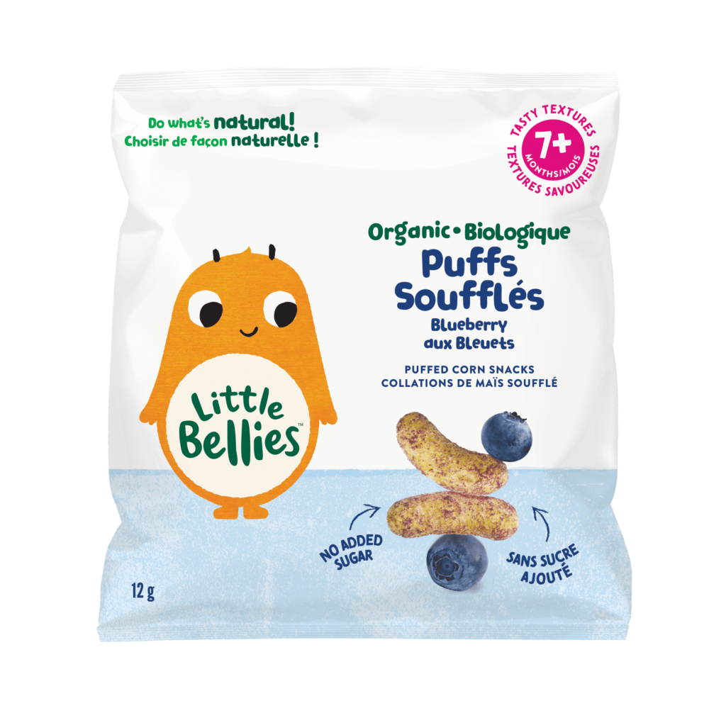 Snacks for 7+ months old | Organic fruit & veg puffed snacks