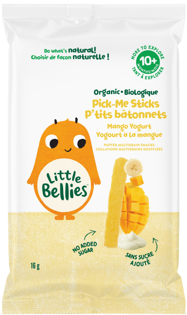Organic Sweet Potato Pick-Me Sticks for 7+ Months Baby Snacks