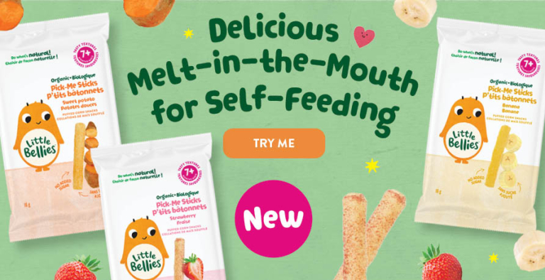 Organic Sweet Potato Pick-Me Sticks for 7+ Months Baby Snacks