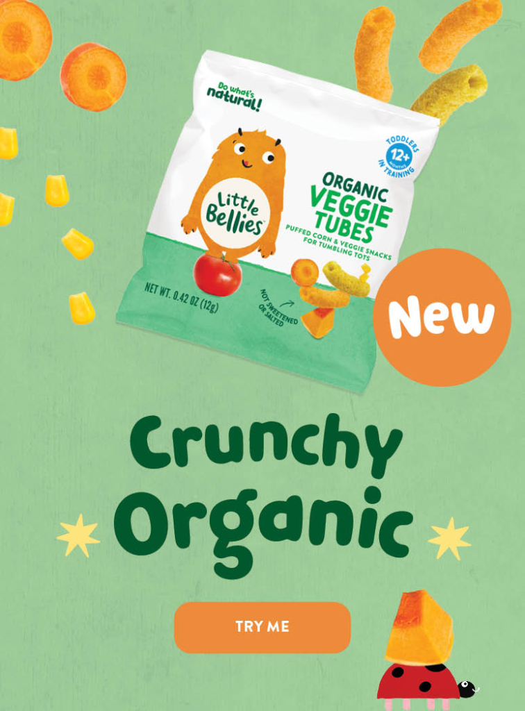 Organic Veggie Tubes | Baby & Toddler Snacks for 12+ Months