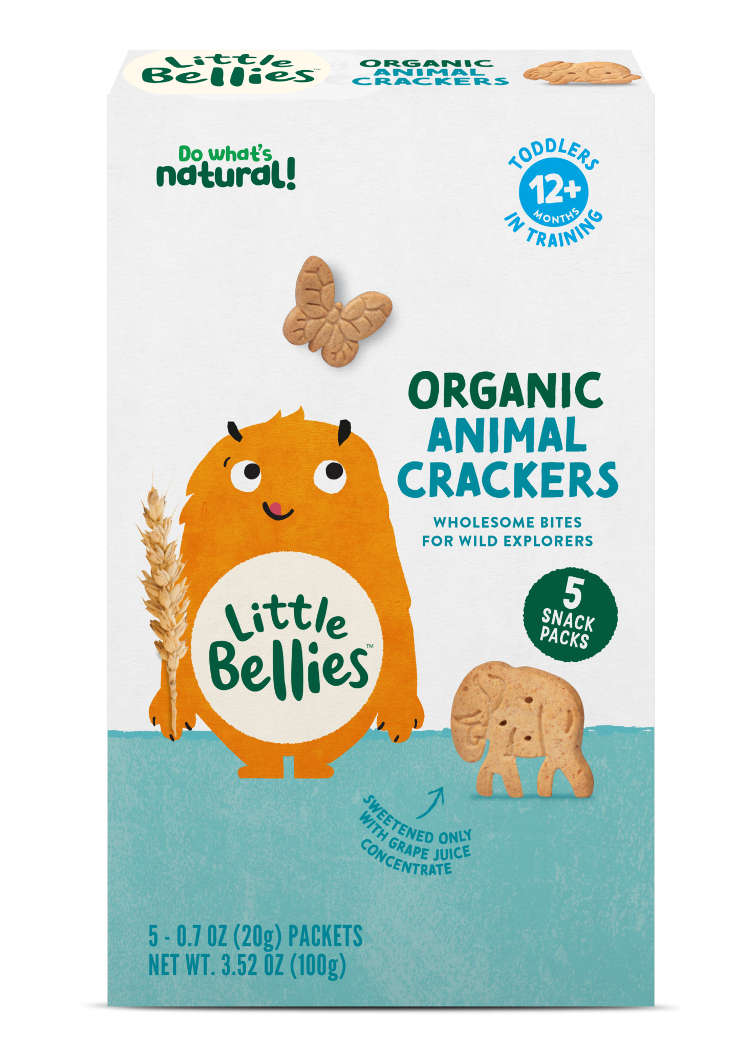 Organic Animal Crackers for Toddlers from 12+ Months