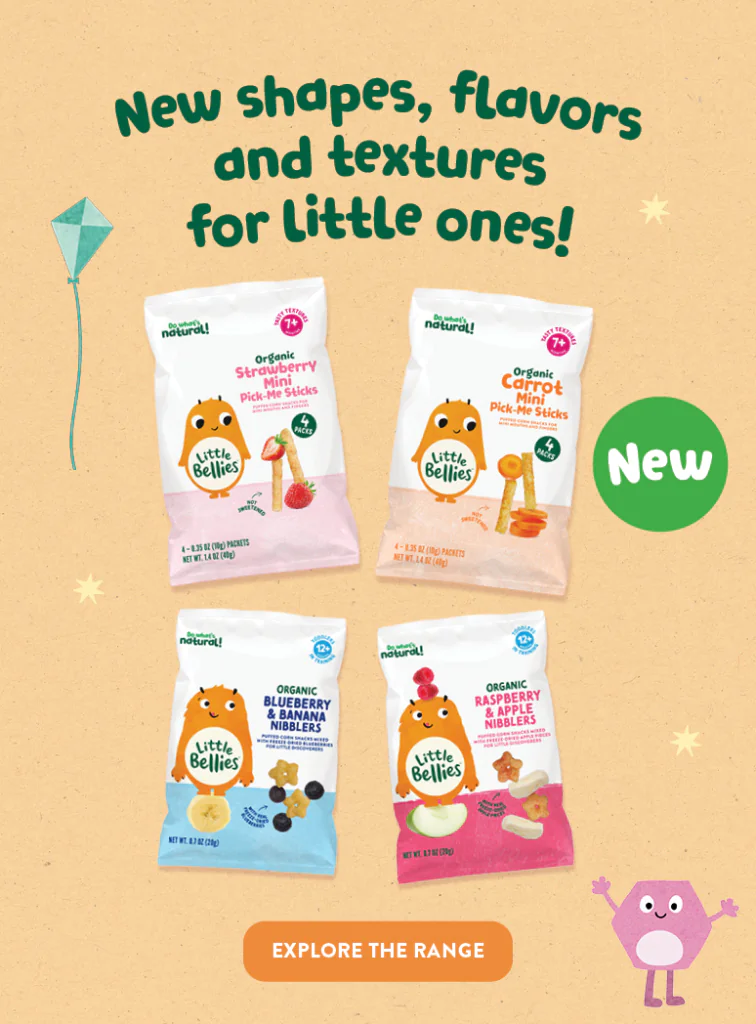 Organic Puffs Snacks for Babies, Toddlers & Kids